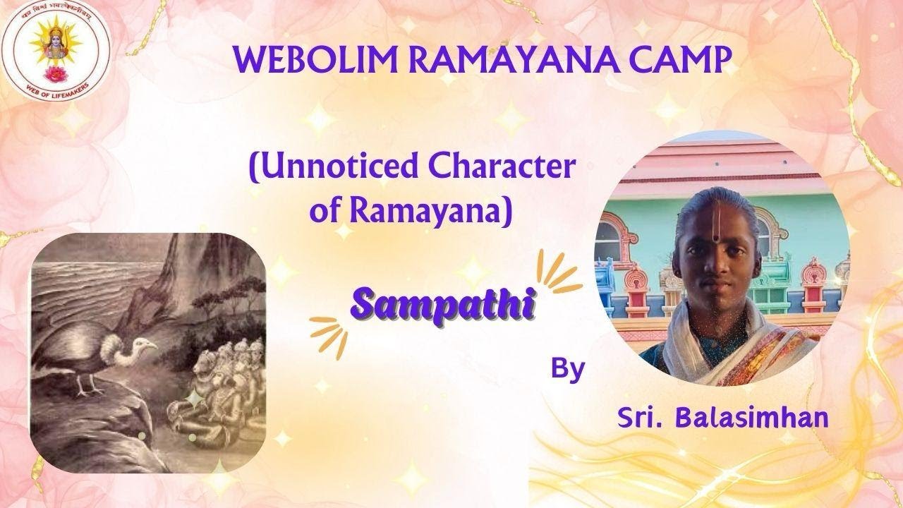 WEBOLIM RAMAYANA CAMP | Unnoticed Characters In Ramayana | SAMPATHI ...