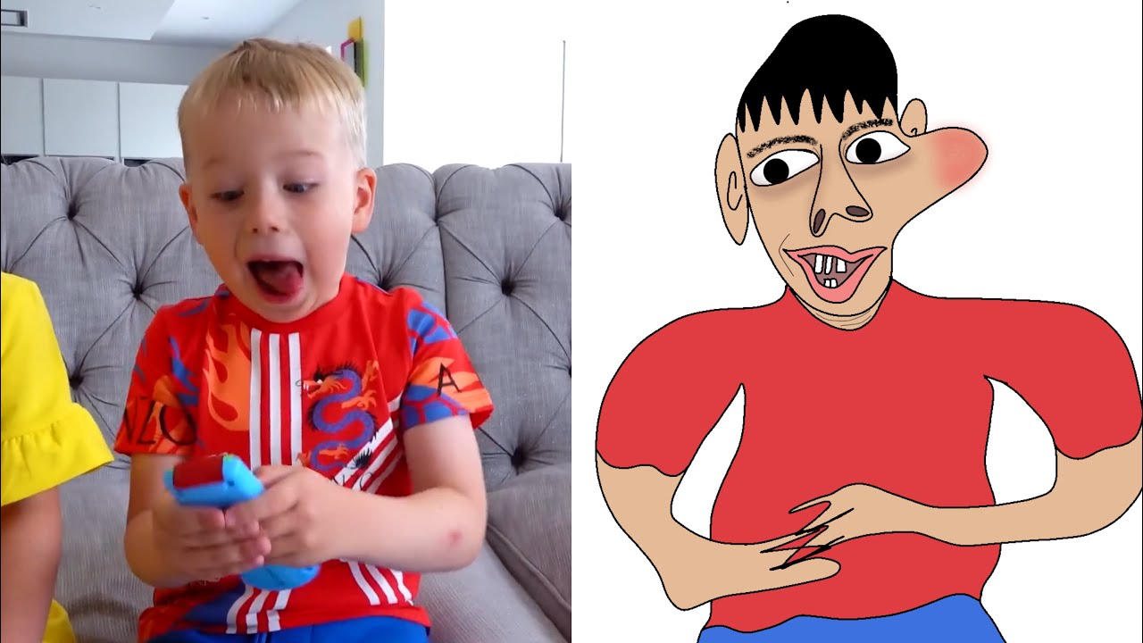 Gaby and Alex play with magic remote control - Gaby and Alex funny ...