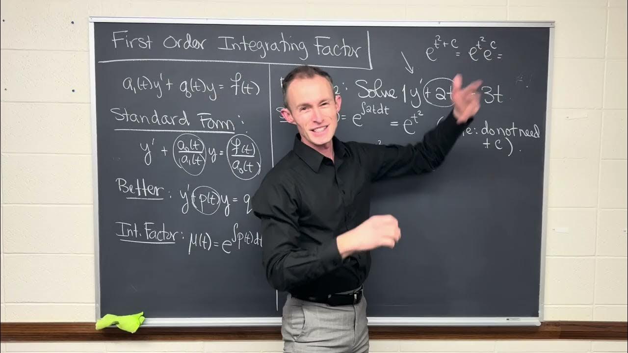Solving ODEs with Integrating Factors - YouTube