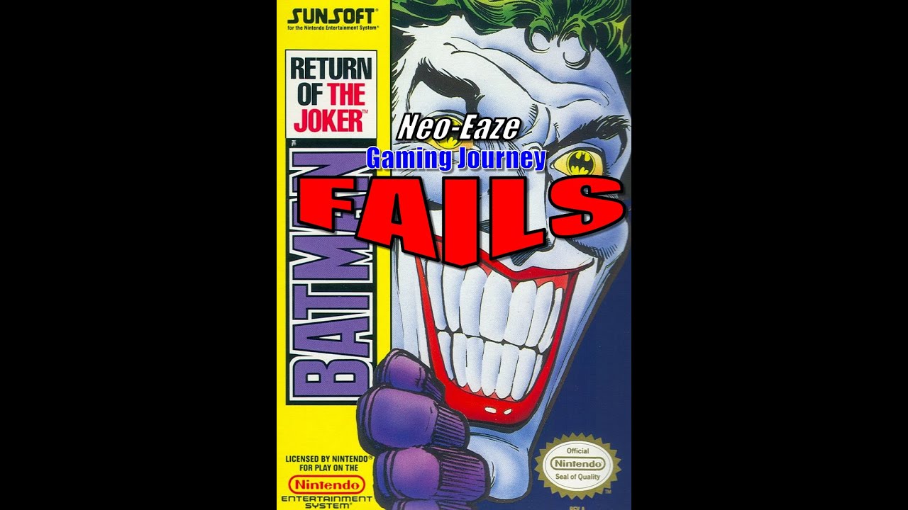 Batman: Return of The Joker [NES] (Gaming Fails) - YouTube
