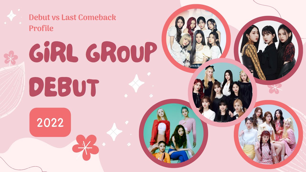 Girl Group Debut in 2022 Part 1 (Debut vs Last Comeback and Profile ...