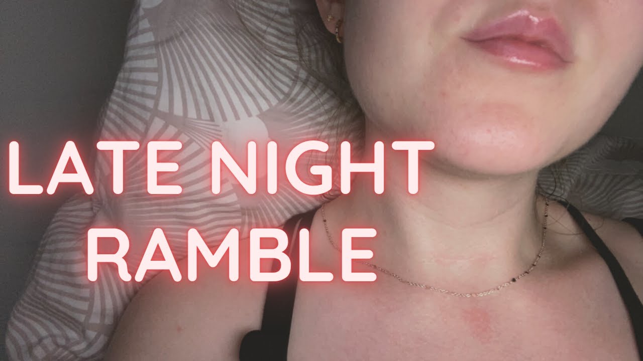 [ASMR] Late Night Whisper Ramble (personal life, tattoos & more 🙊 ...