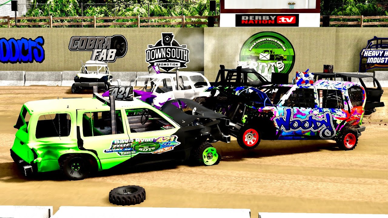 BeamNG Demolition Derby (Limited Weld Mini Trucks) - YouTube