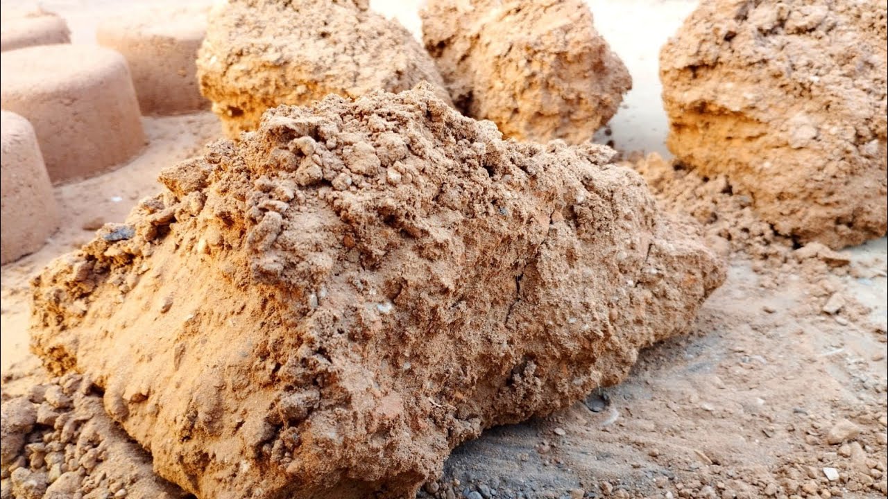 Huge Soft Dusty Gritty Chunks crumbling in lots of water💦💦 Satisfying ...