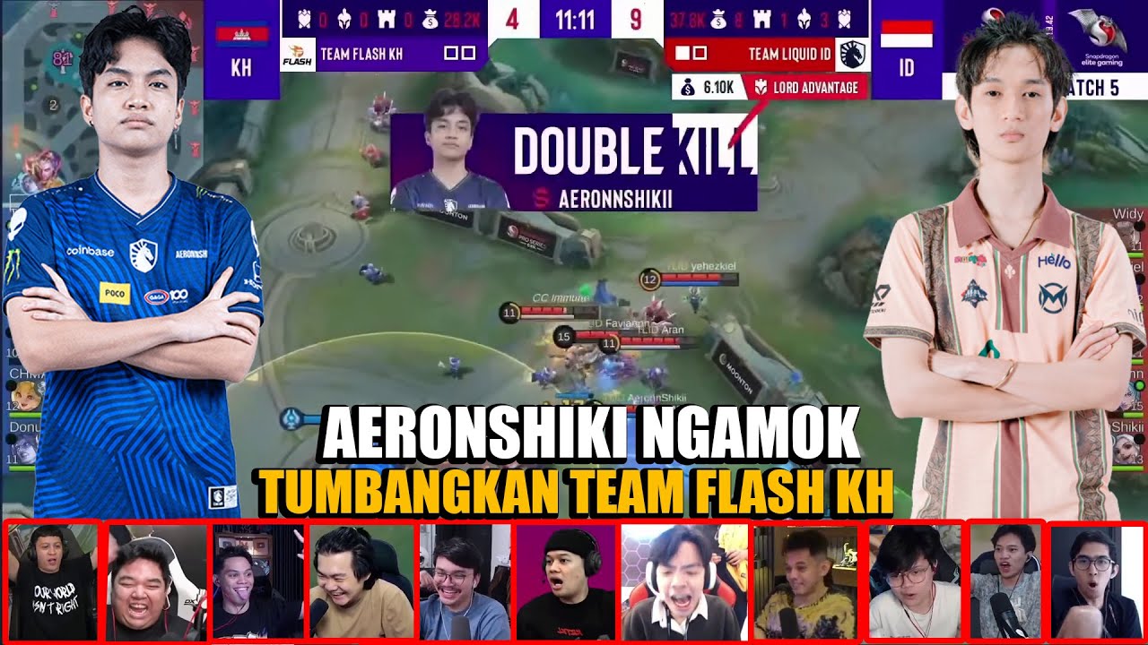 AERONSHIKI HARITH NGAMOK ️TUMBANGKAN TEAM FLASH KH ️TLID VS TEAM FLASH ...