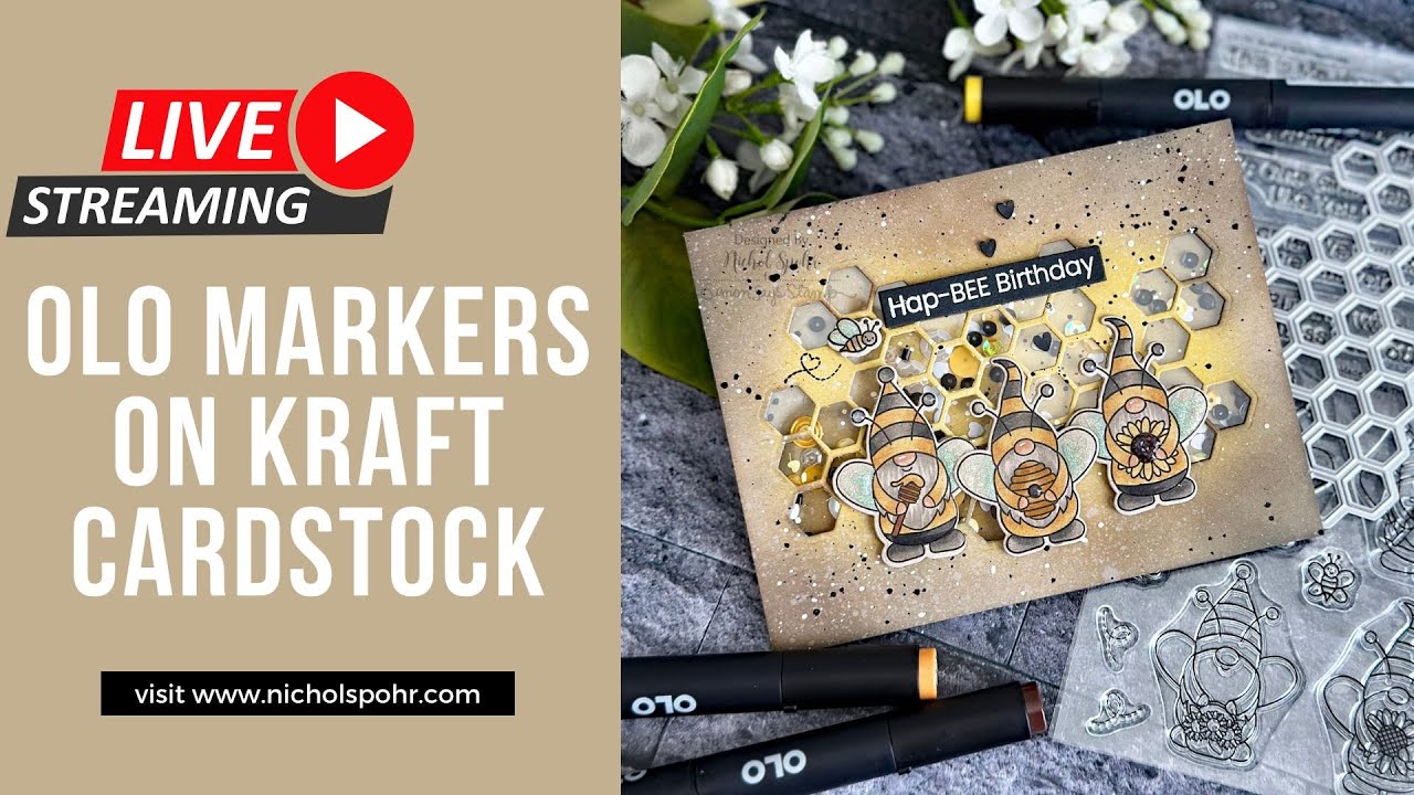 Friday YouTube LIVE | BUZZING WITH HAPPINESS CARDS & ENVELOPES (MFT ...