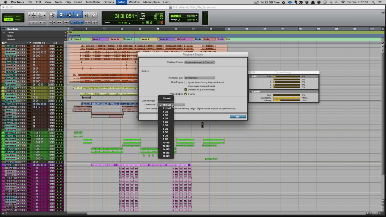 Como usar a função Disk Cache do Pro Tools - YouTube