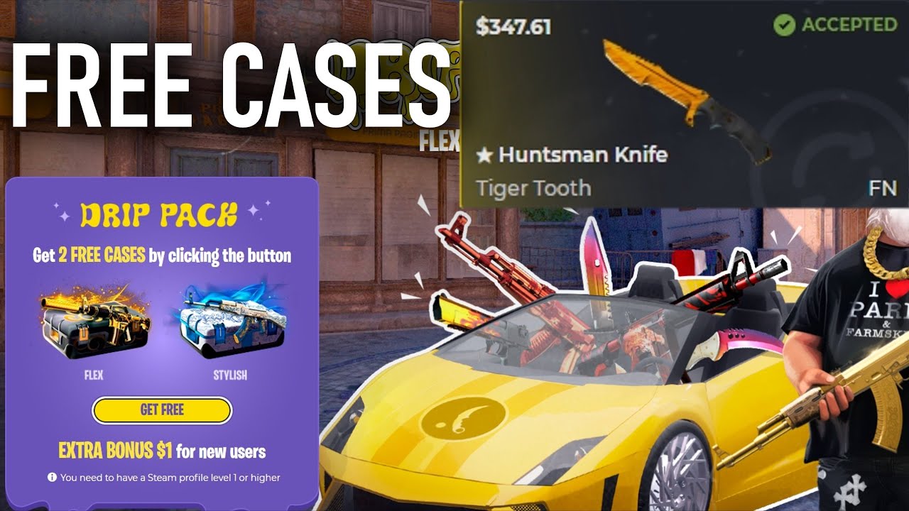 CS2 FREE PROMO CODES on FARMSKINS [Free Cases & Balance] - YouTube