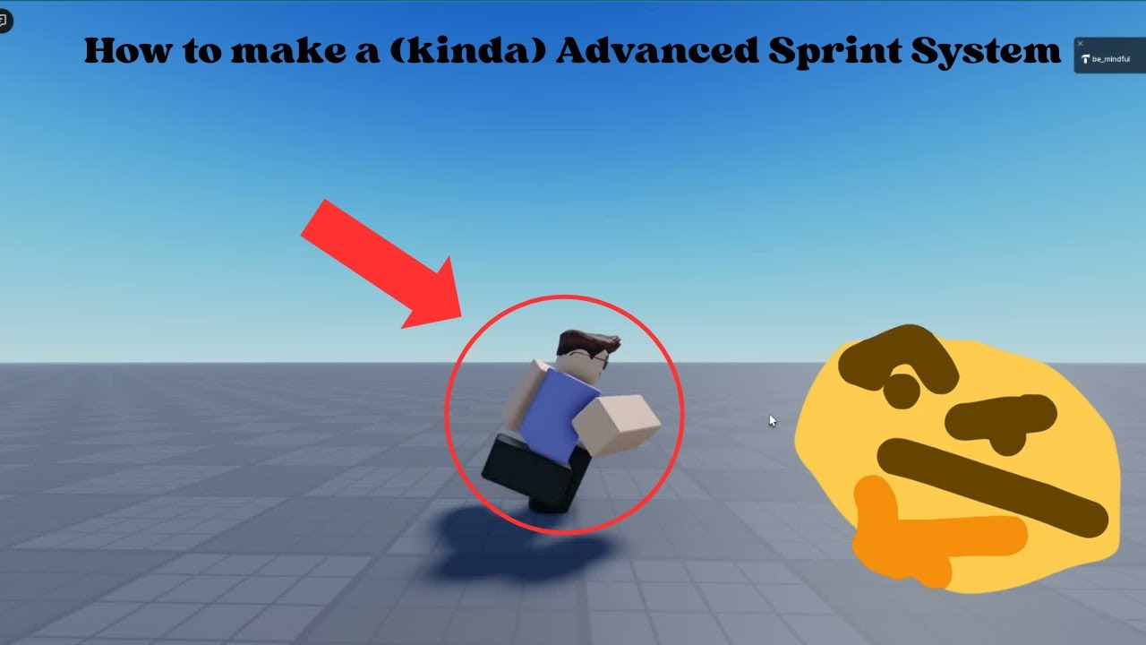 How to make a (kinda) Advanced Sprint System in roblox studio - YouTube