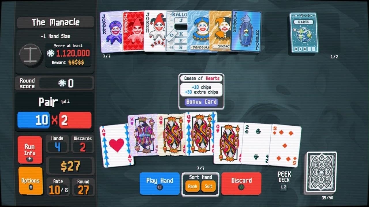 PB Balatro Single Hand Score 22mil - YouTube
