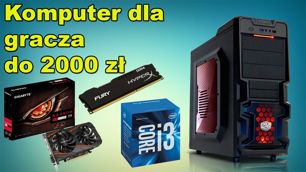 Komputer do gier do 2000 zł na 2017 rok | PC dla gracza zestaw Wiedźmin ...