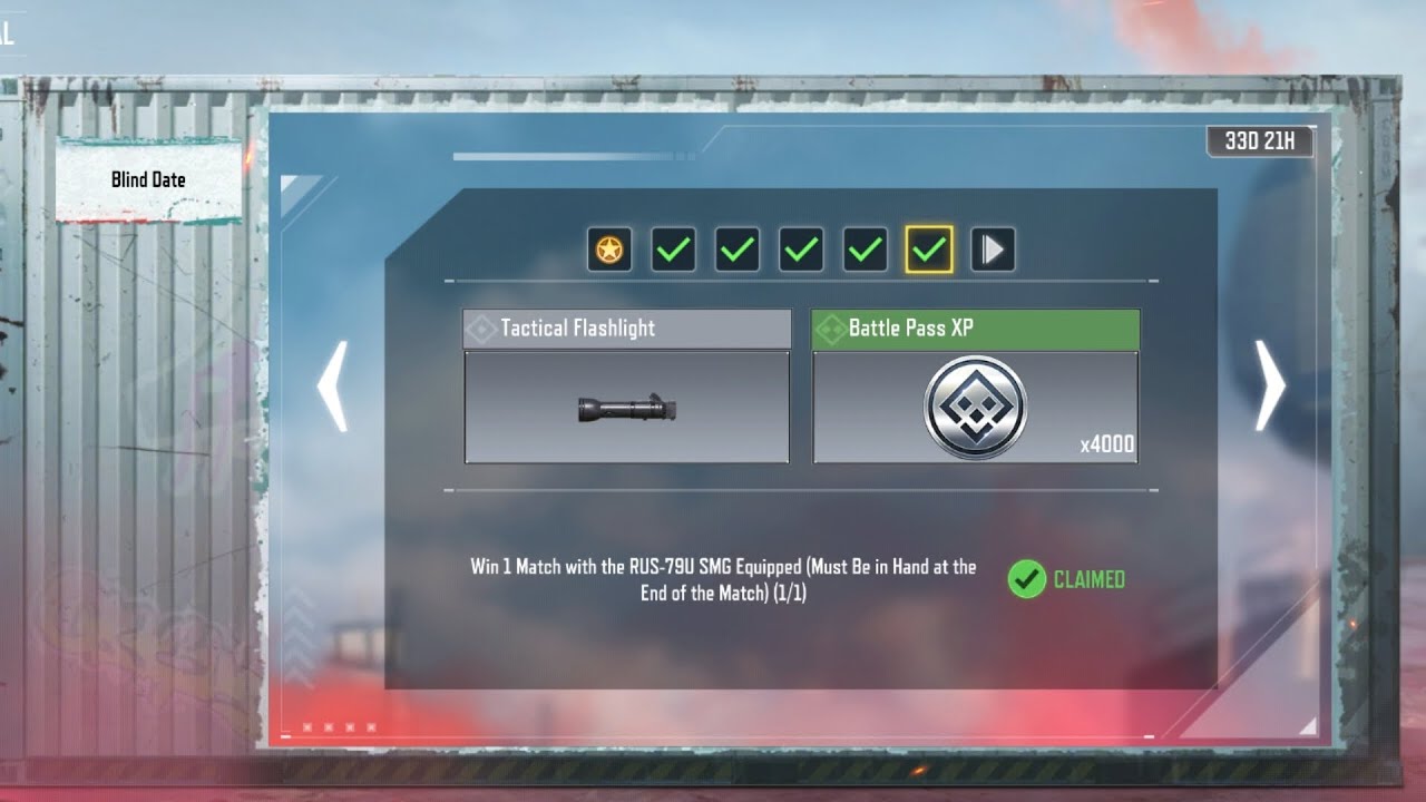 Win 1 Match With The RUS-79U SMG Equipped ( Must Be in Hand at the End ...