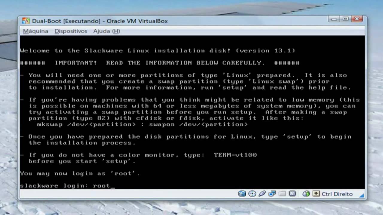 Como Fazer um Dual Boot Entre o Slackware e o Windows (part1) - YouTube