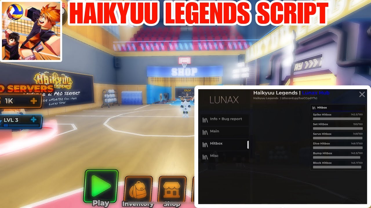 Hack Haikyuu Legends Trên Điện Thoại - Script Haikyuu Legends Hit Box ...