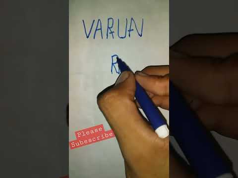 Varun name logo design #logodesign#logo#name#varun#viral#trending# ...