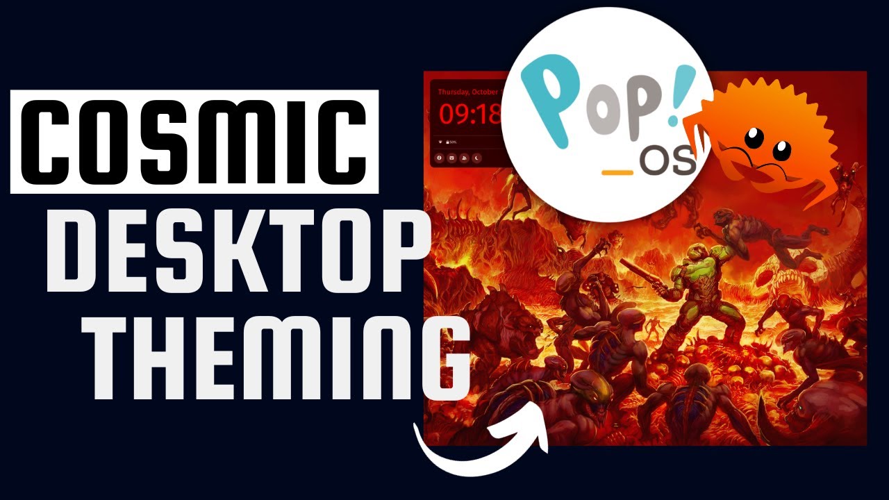 Pop!_OS Cosmic Desktop has AMAZING Theming Support - YouTube
