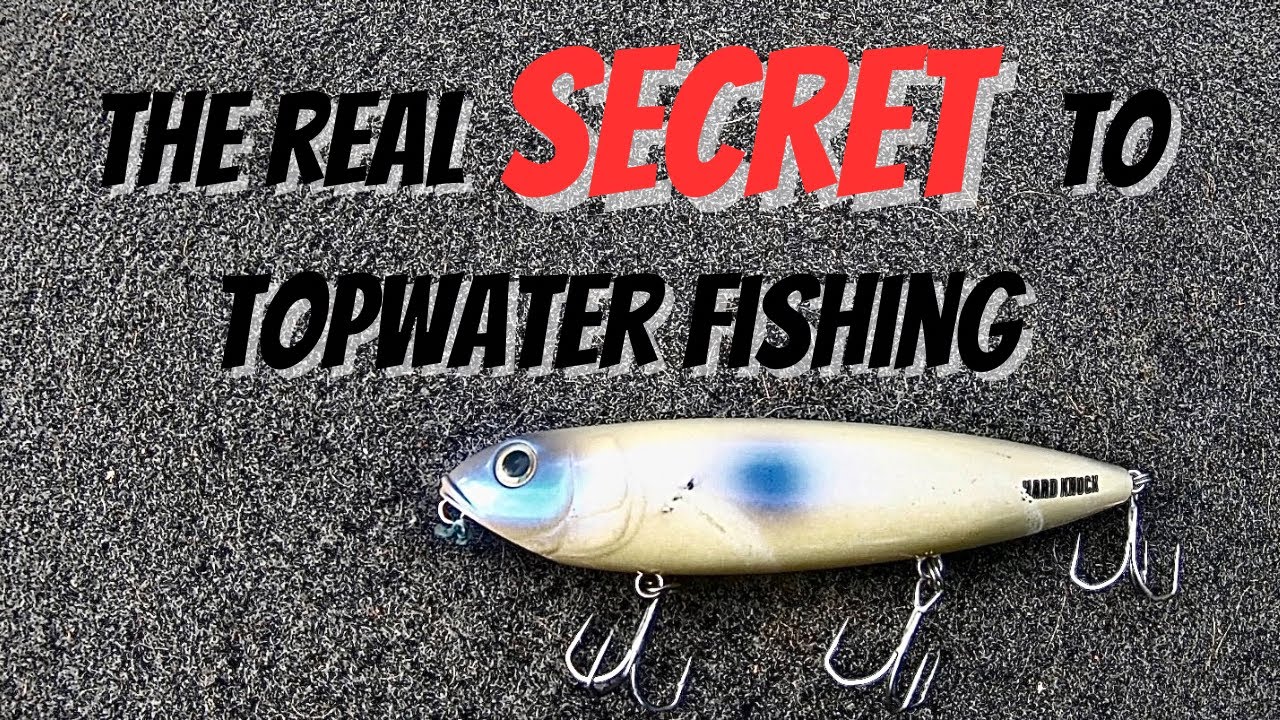 TOPWATER FISHING --Why this video will change the way you fish a ...