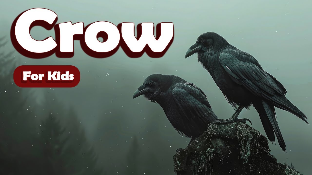 Crow for Kids | Learn About Wild Animals for Kids - YouTube