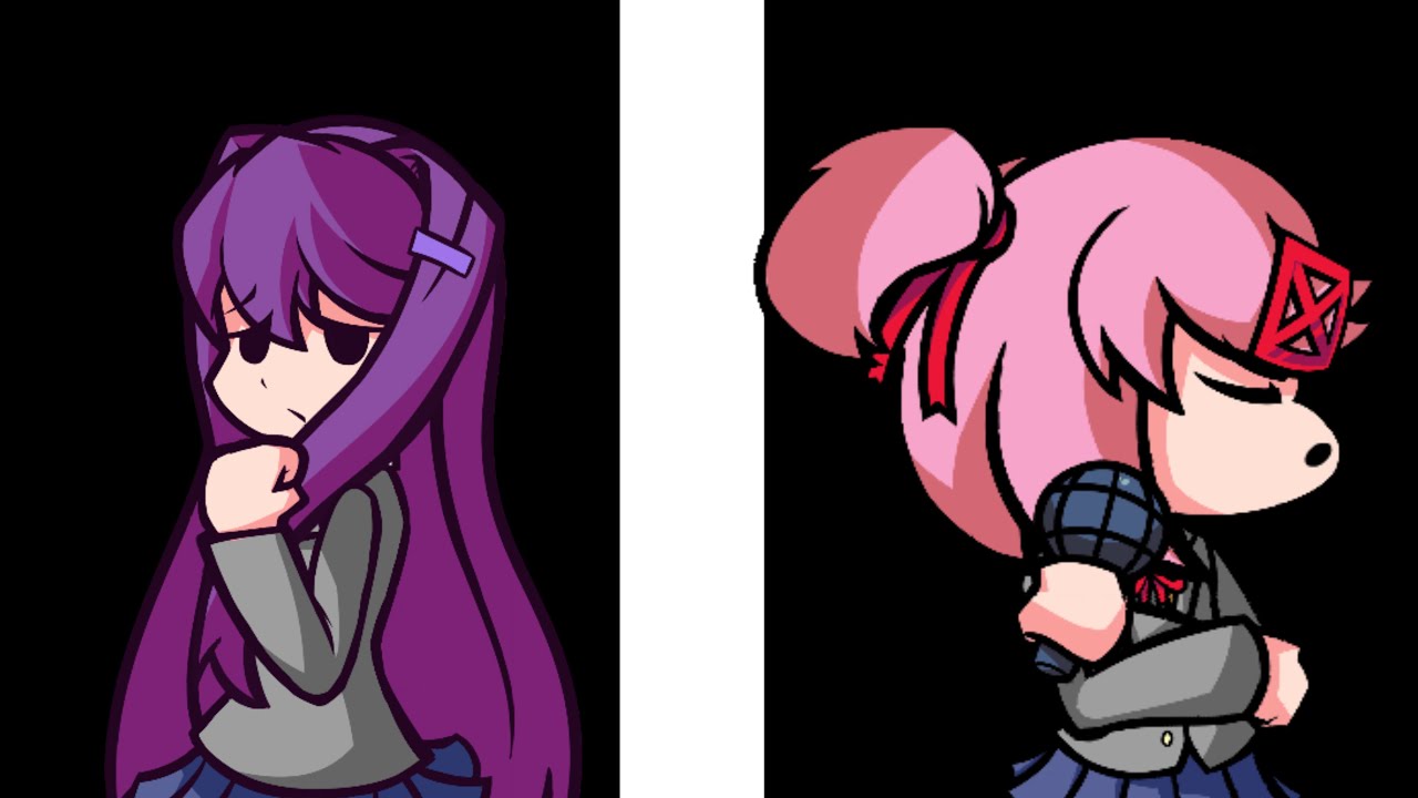 Yuri vs natsuki fnf - YouTube