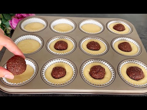 Meilleure Recette Au monde! Muffins moelleux et Super Délicieux! Fond ...