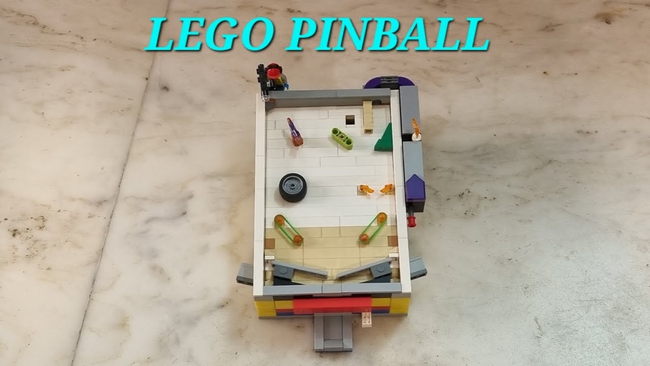 Lego pinball machine- A working lego game (Christmas special🎄) - YouTube