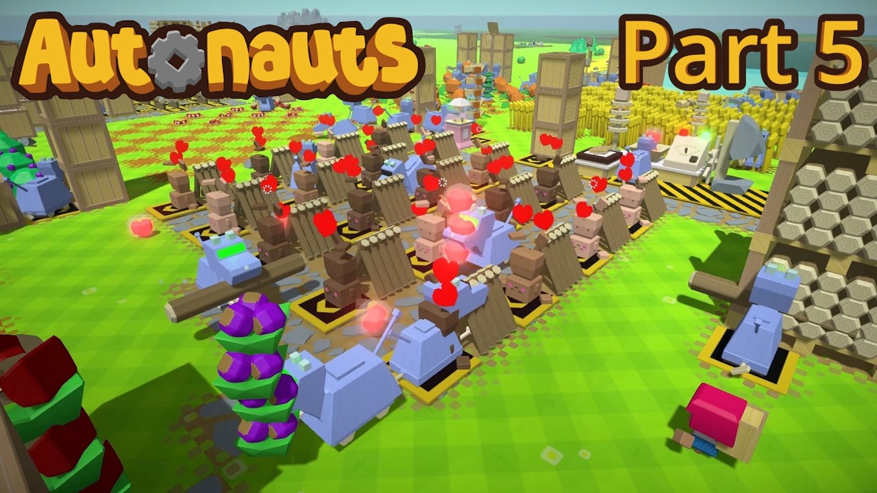 More Farms! More Food! More Folk! More Wuv! | Autonauts 5 - YouTube