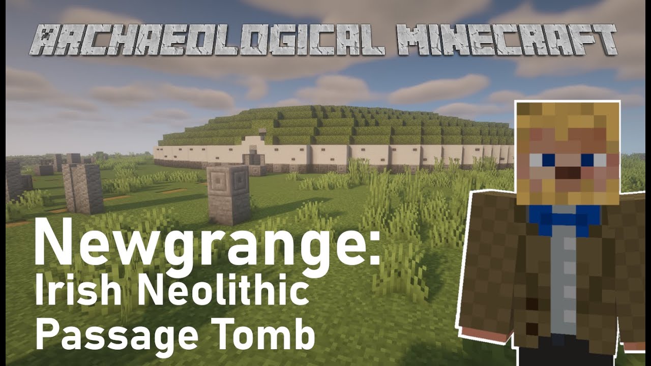Archaeological Minecraft - Newgrange: 5000 Year Old Irish Tomb - YouTube