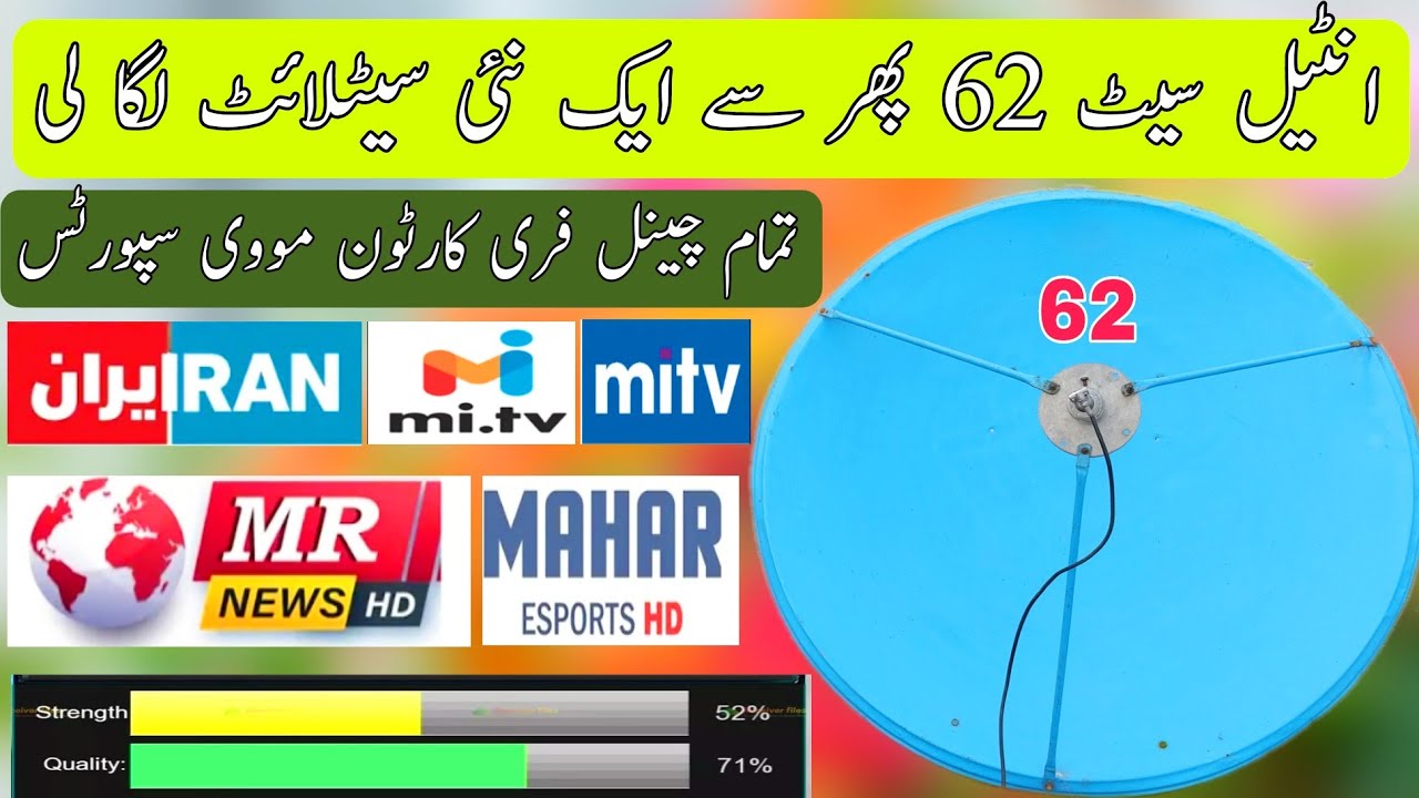 New Satellite Channel list Amazing channel list 2025 |Dish Size and ...