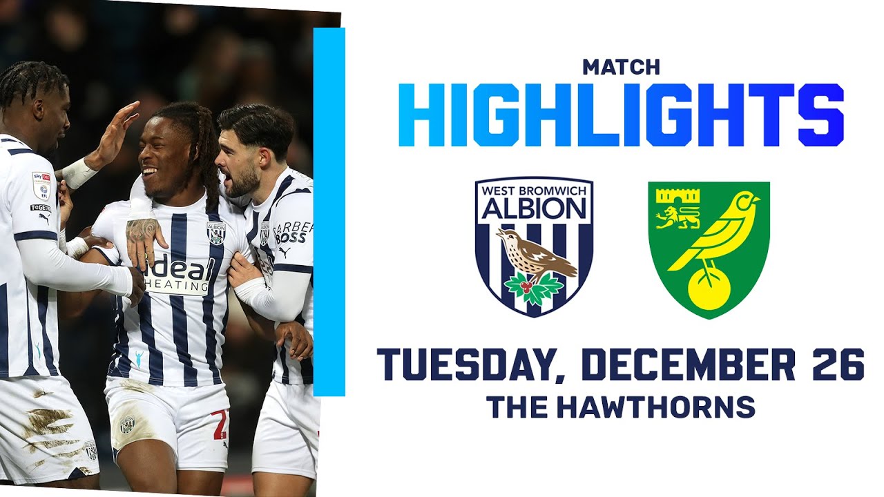 BTA decides Boxing Day meeting with Canaries | Albion 1-0 Norwich City ...
