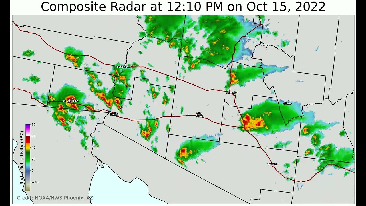 Weather Radar Map Arizona More Than 3" Of Rain Forecast For Some Areas