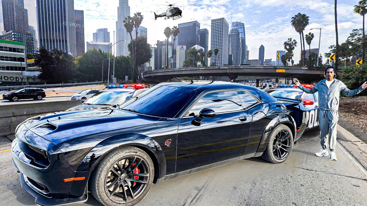 TERRORIZING THE STREETS IN MY WIDEBODY HELLCAT.. - YouTube