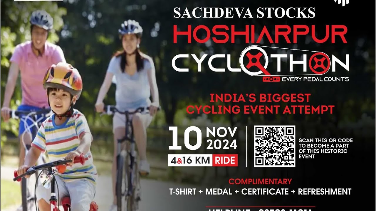 Sachdeva Stocks Hoshiarpur Cyclothon 4.0 - YouTube