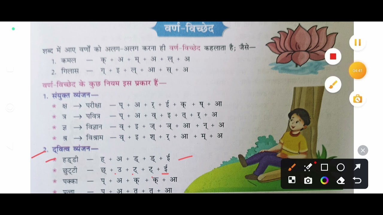 Varn Vichchhed in hindi | वर्ण विच्छेद | Varn Vichchhed hindi Grammar ...