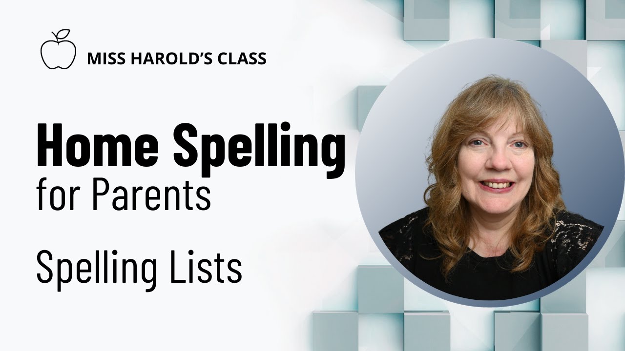 Home Spelling for Parents - YouTube