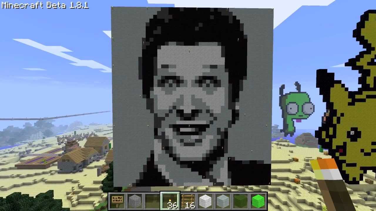 Minecraft Pixel Art - Trololo - YouTube