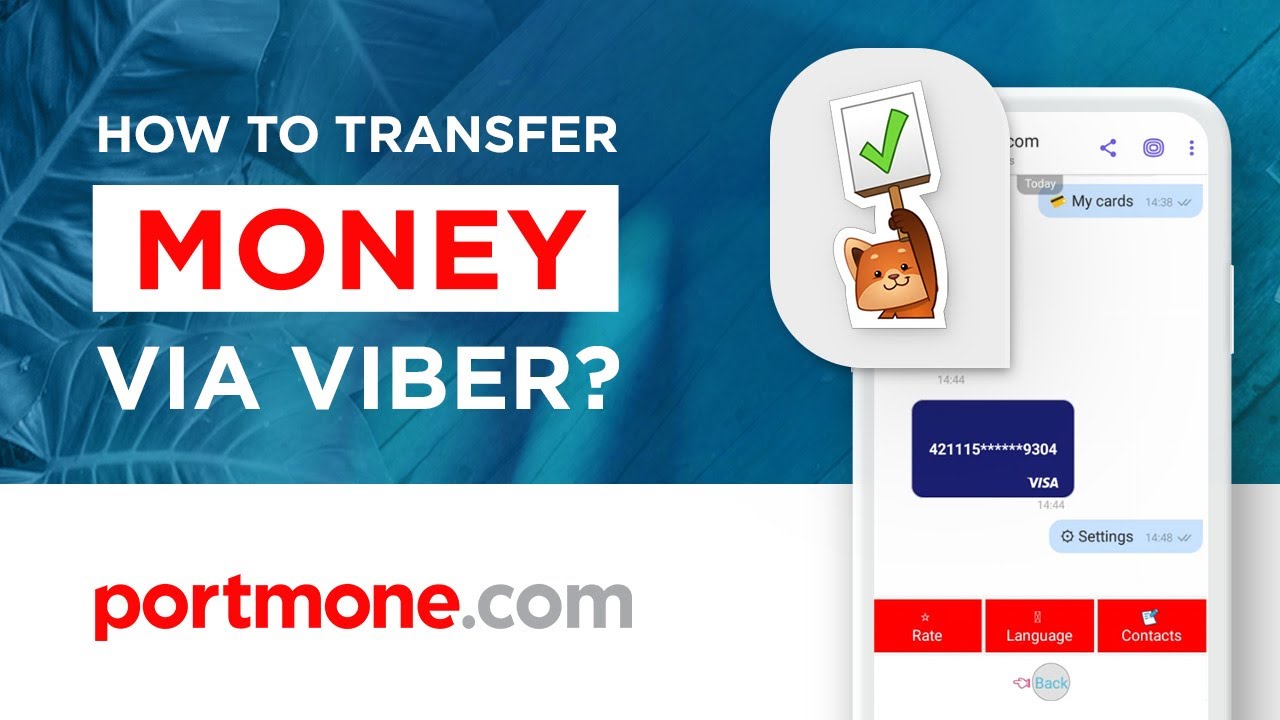 How to transfer money via Viber? - YouTube