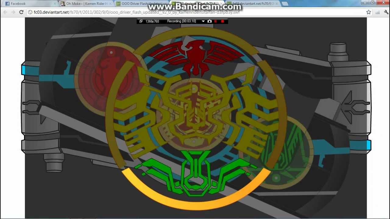 Kamen rider ooo flash - lodru