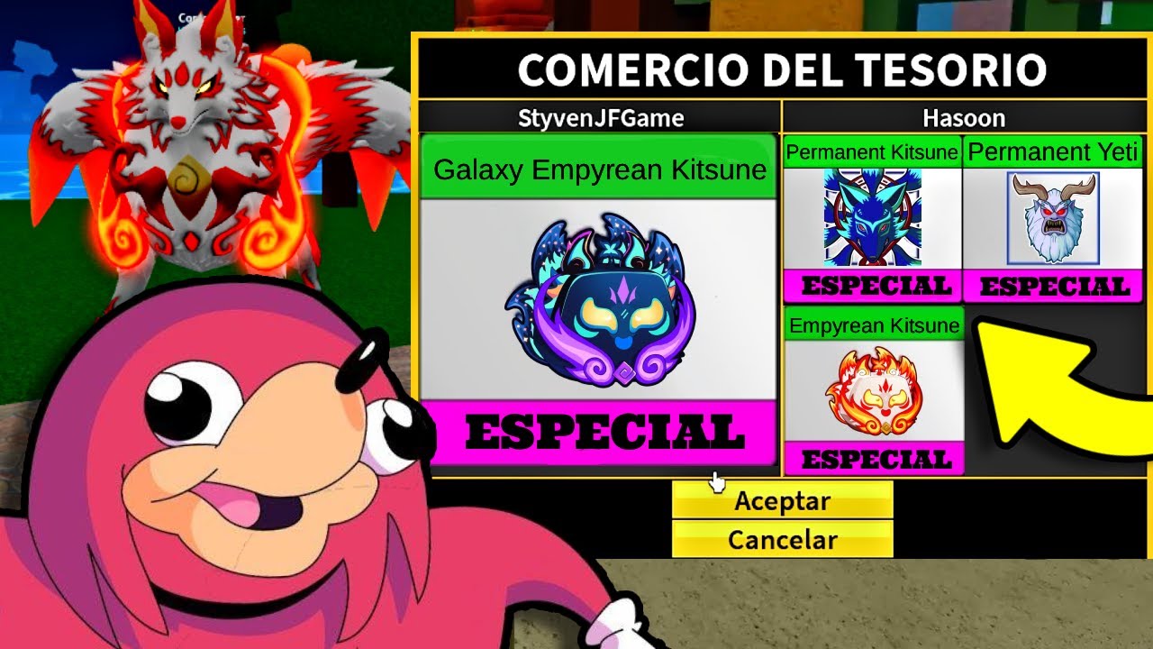 🦊 ASÍ CONSEGUÍ KITSUNE y YETI PERMA con ESTE TRADEO IMPOSIBLE #2 😱 ...
