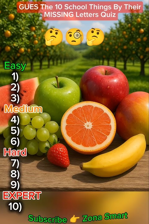 Guess the 10 school Things by their missing Letters! 🤔 #quiz #knowledge #education - YouTube