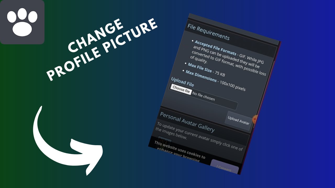 how to change avatar on furaffinity - YouTube