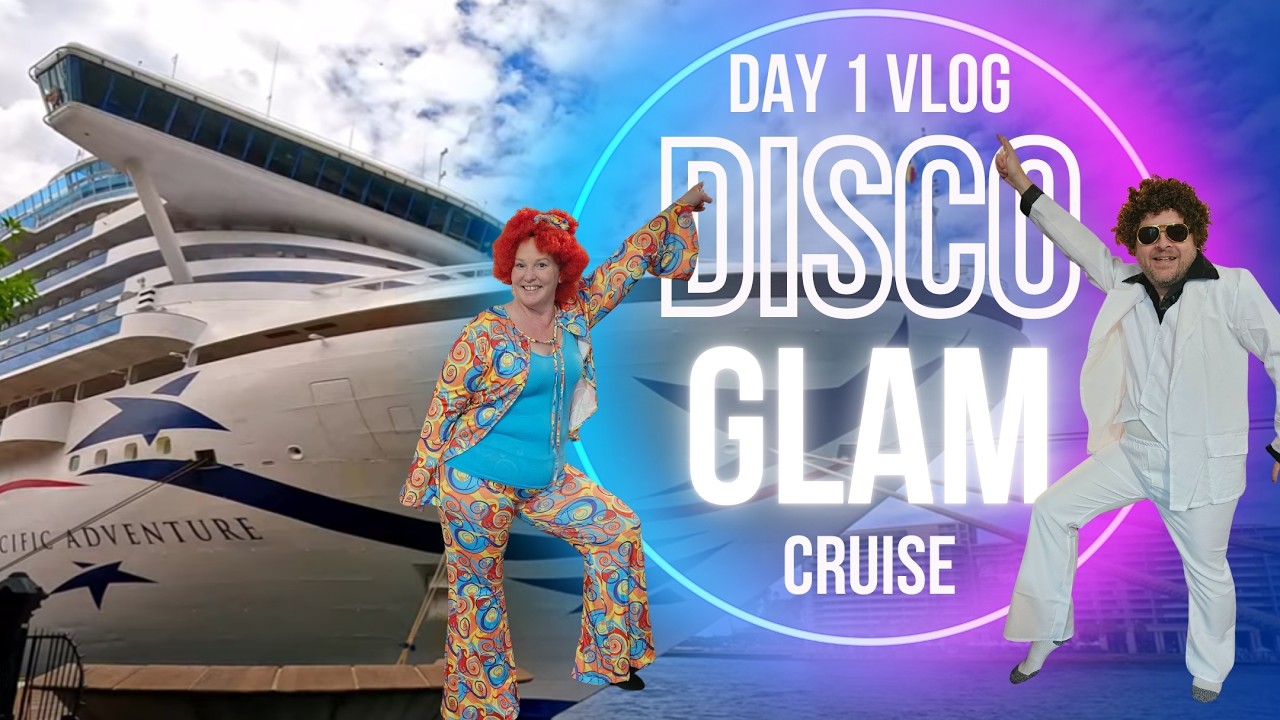 We went on a Disco Glam Cruise Pacific Adventure Day 1 VLOG - YouTube