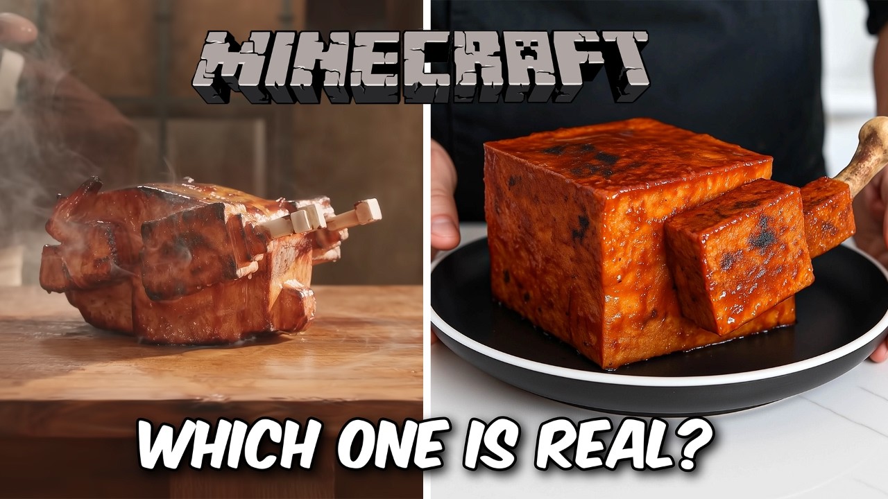 I Cooked Minecraft’s Lava Chicken in Real Life - YouTube