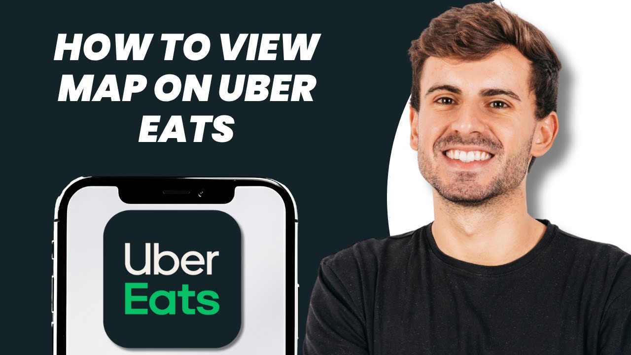 How to View Map on Uber Eats - YouTube