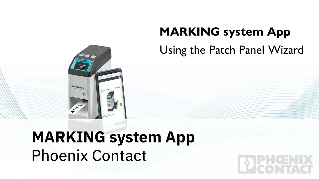 MARKING system app - Using the Patch Panel Wizard - YouTube