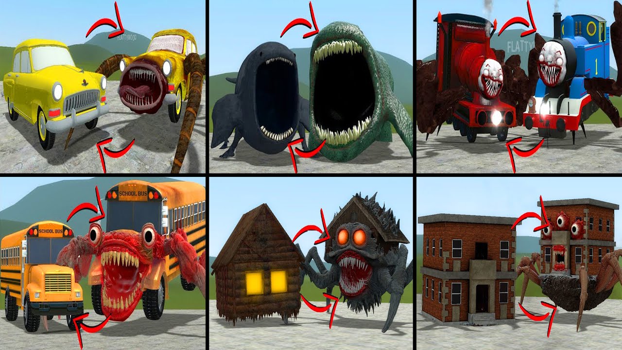 EVERYTHING TURNED INTO MONSTERS: CAR EATER, THE BLOOP, MONSTER HOUSE ...