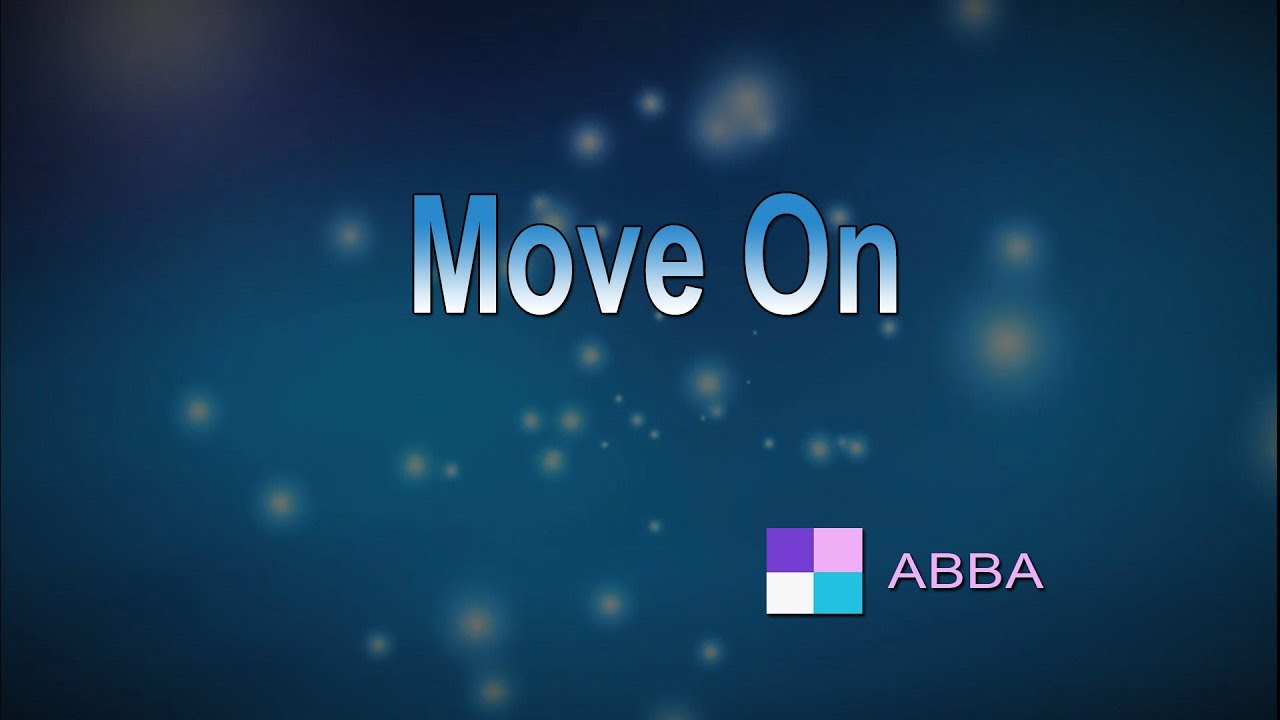 Move On ♦ ABBA ♦ Karaoke ♦ Instrumental ♦ Cover Song - YouTube