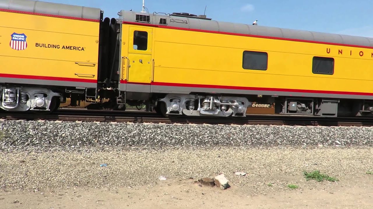Union Pacific Passenger train 2/3/15 - YouTube