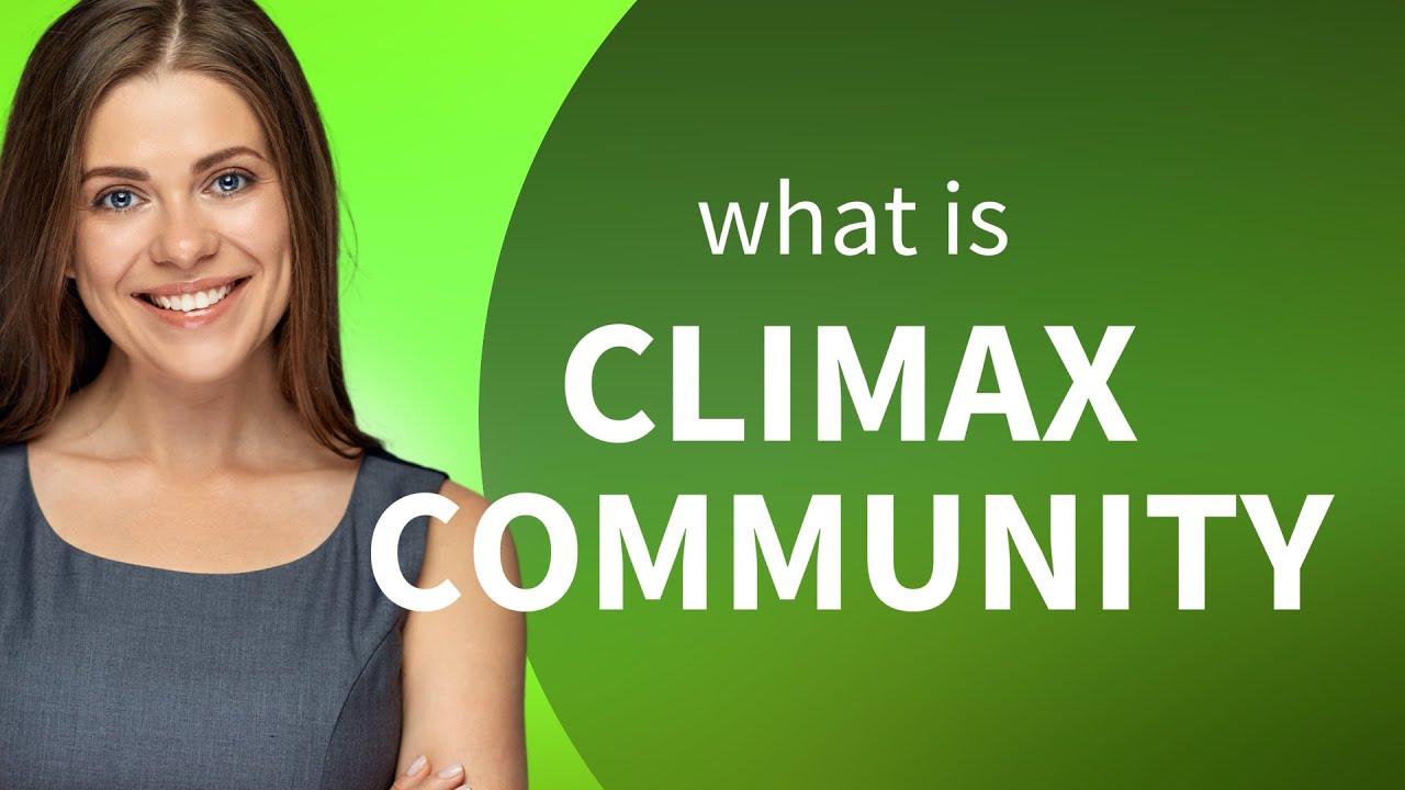 Understanding "Climax Community" in Ecology - YouTube