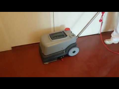 Cleaning Coated Floor - Excentr Daily 35E | Excentr B.V. - YouTube