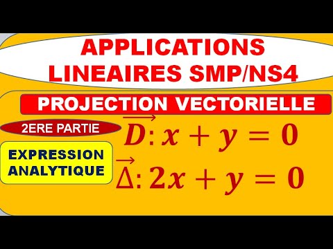 Projection vectorielle[endomorphisme idempotent] #2 - YouTube